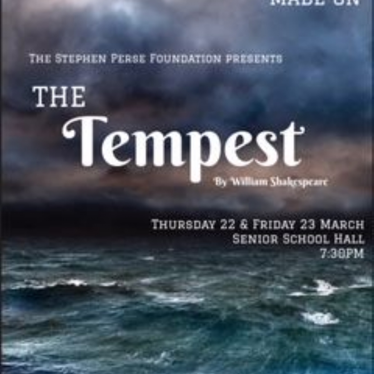 Creating the costumes, props and set for the ‘Tempest’ - Stephen Perse ...