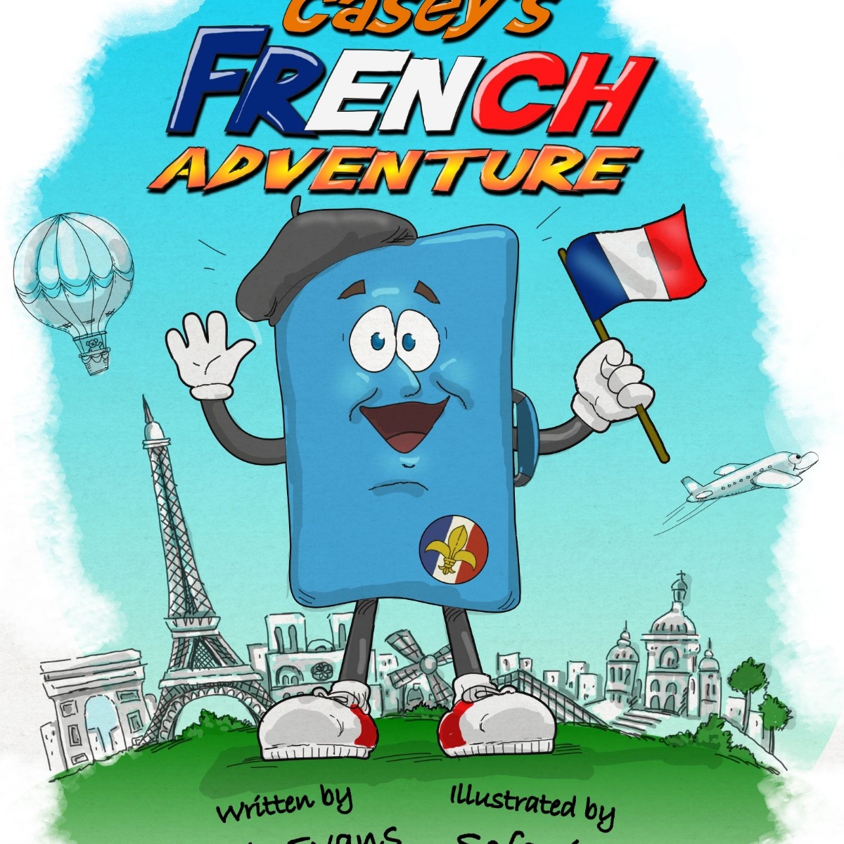 Mr Evans tells all about his children's book, 'Casey's French Adventure ...