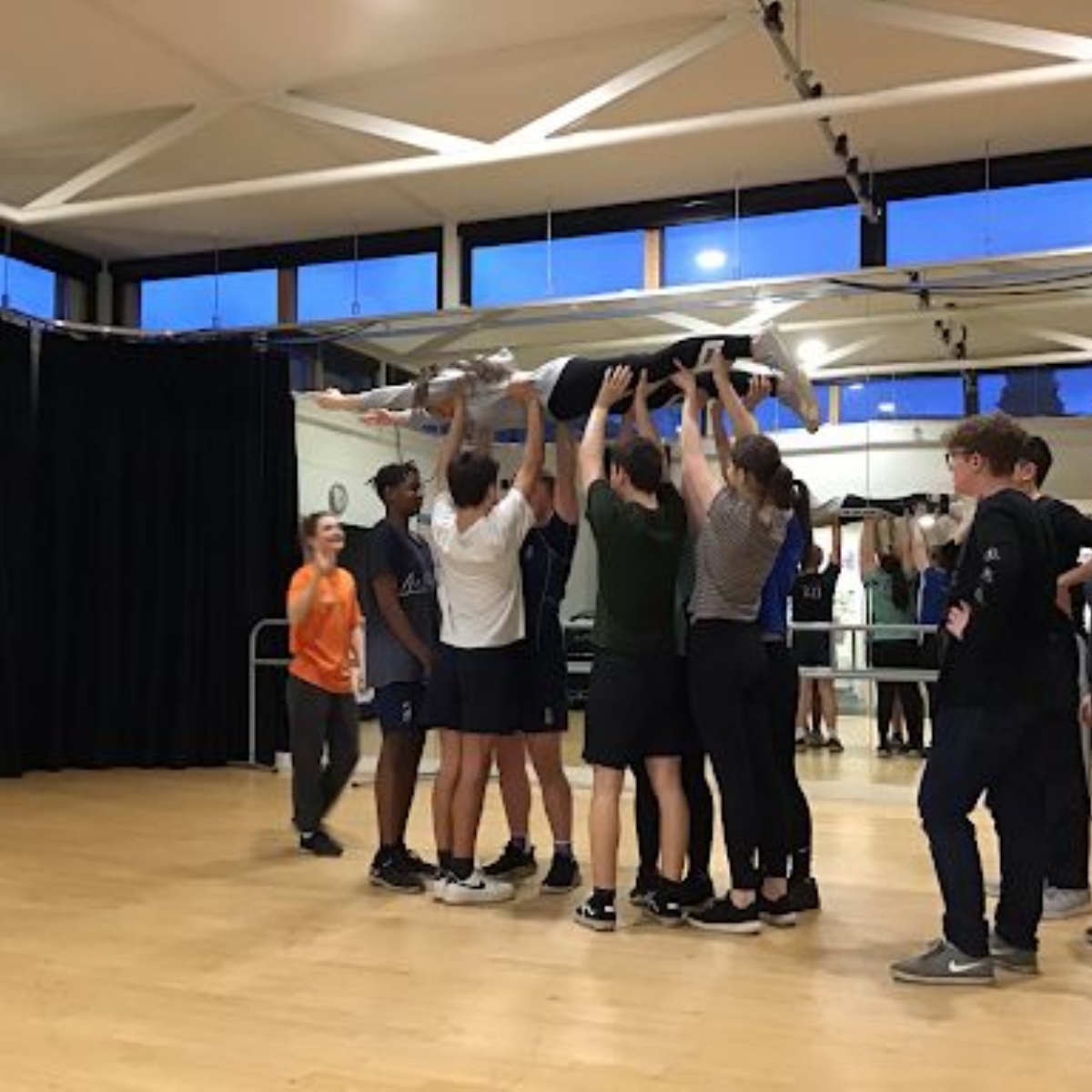 Year 12 A level Drama and Theatre Frantic Assembly workshop - Stephen ...