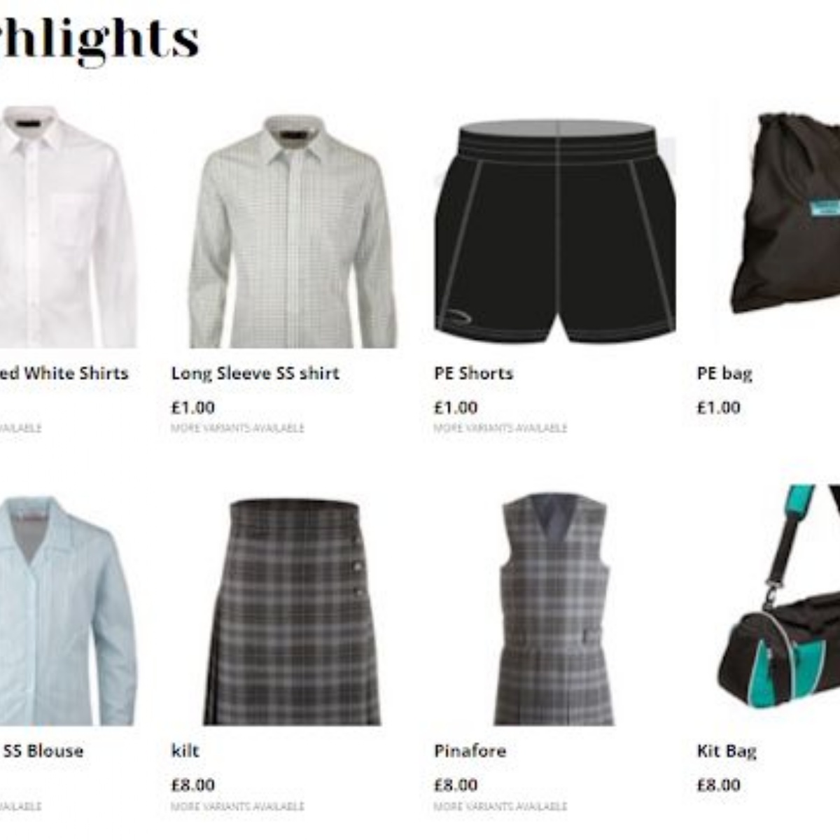 Sustainability at Stephen Perse - Second Hand Uniform Store