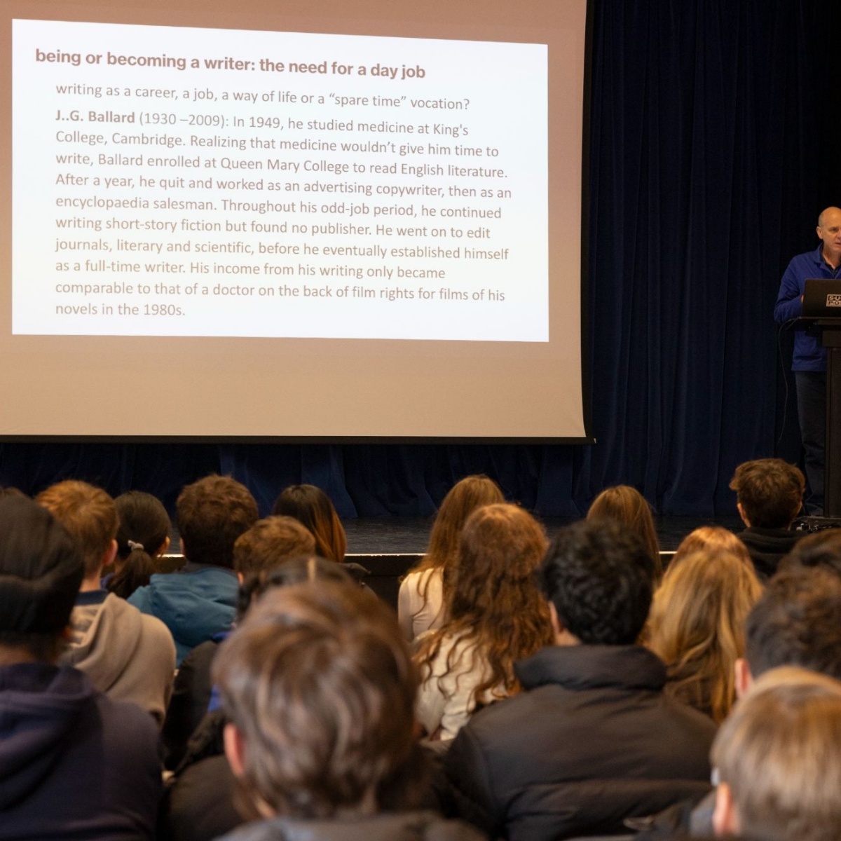 Professor Drew Milne Talk